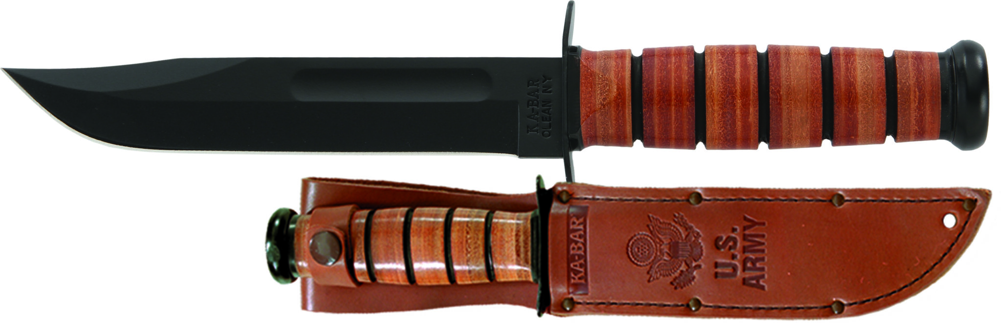 KA-BAR 1220 U.S. ARMY Straight Edge Fighting Utility Knife - TOMAR'S KA ...
