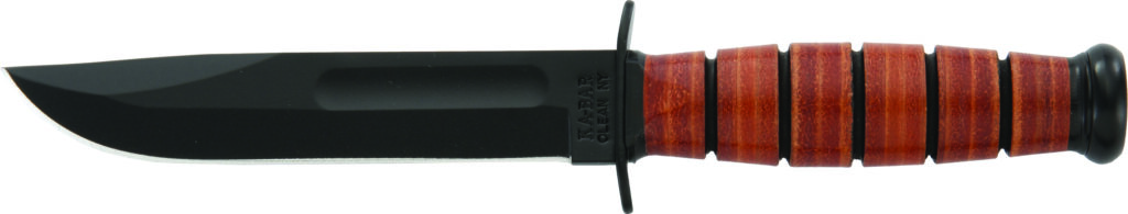 KA-BAR USMC Short Knife 1250 - 5.25" Plain Edge