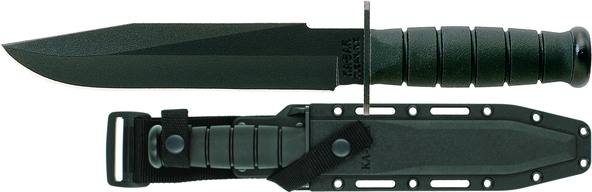 KA-BAR 1269 Black Straight Edge Commando Combat Knife - TOMAR'S KA-BAR ...