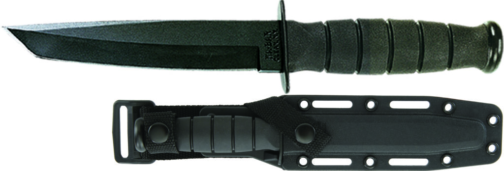 KA-BAR 5054 Short All Black Straight Edge Tactical Tanto - TOMAR'S KA ...